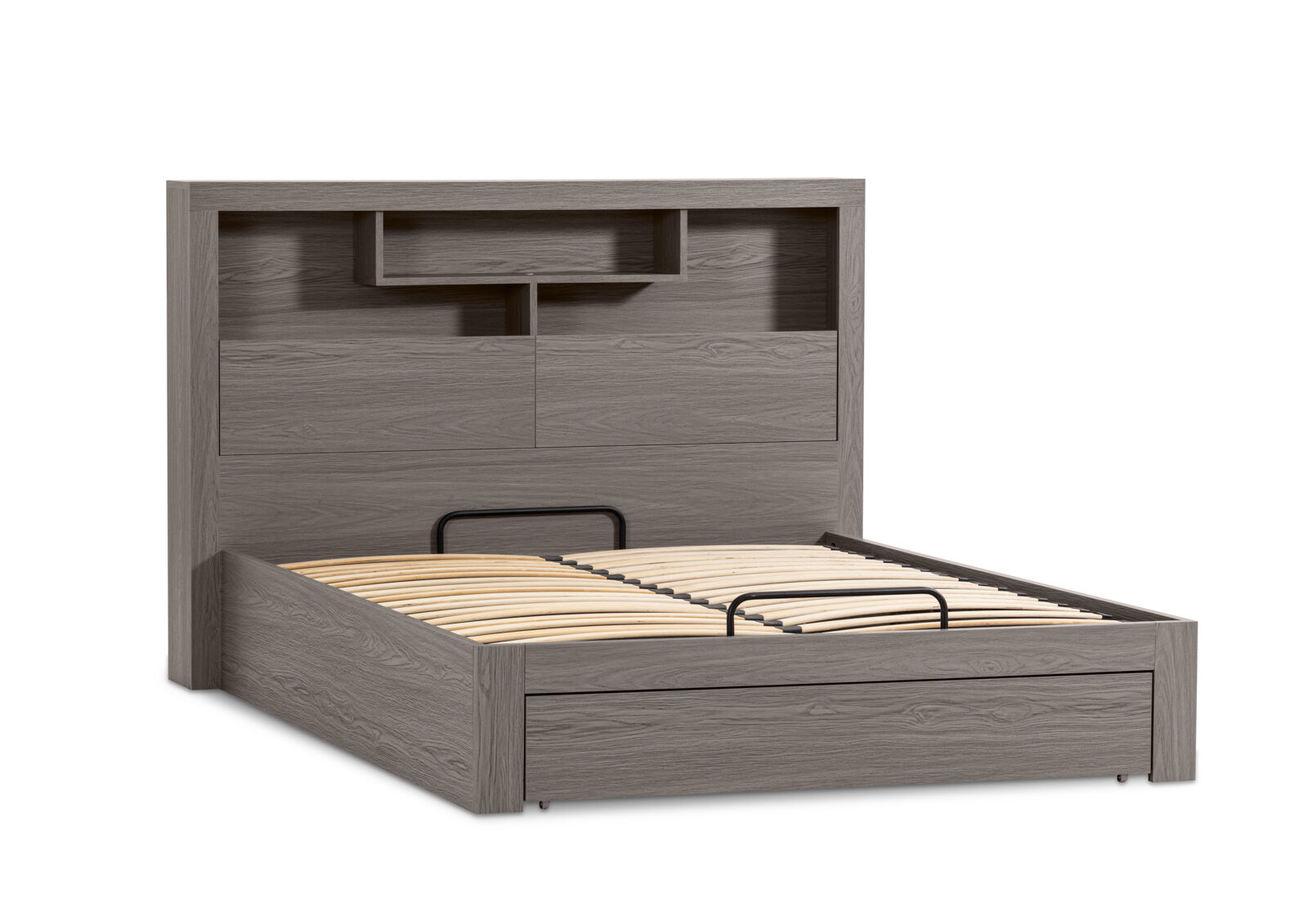 GREY GEOVANA Double Bed