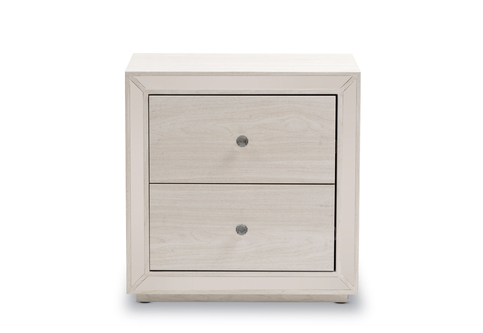 WHITE ISMENE Bedside Table