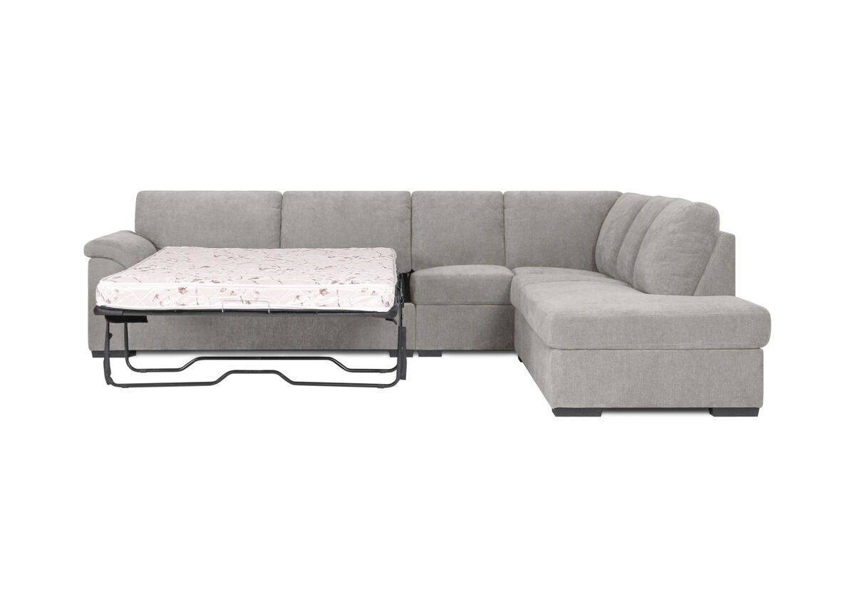 LIGHT GREY FOY FABRIC Corner with RHF Chaise