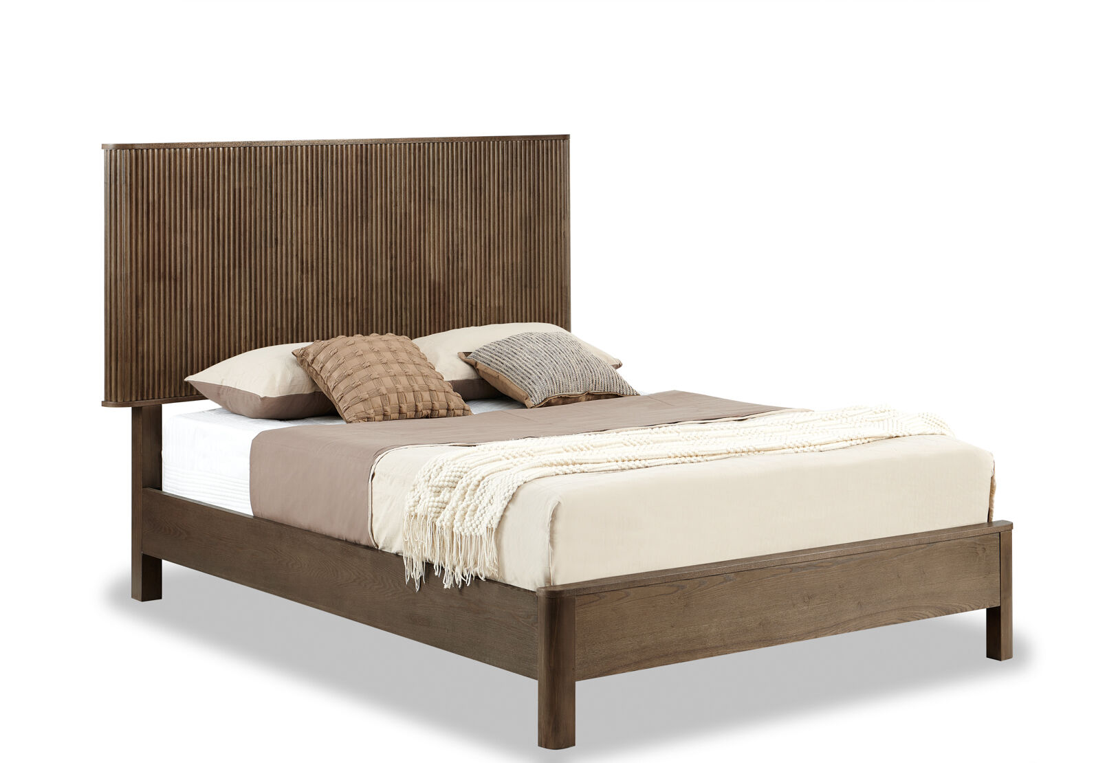 WALNUT ADEONA Queen Bed