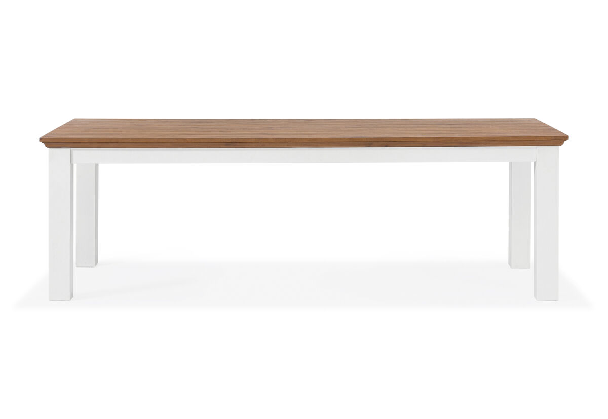 WHITE/DARK PINE CHARLSBOURG 2400 Dining Table (MTO)