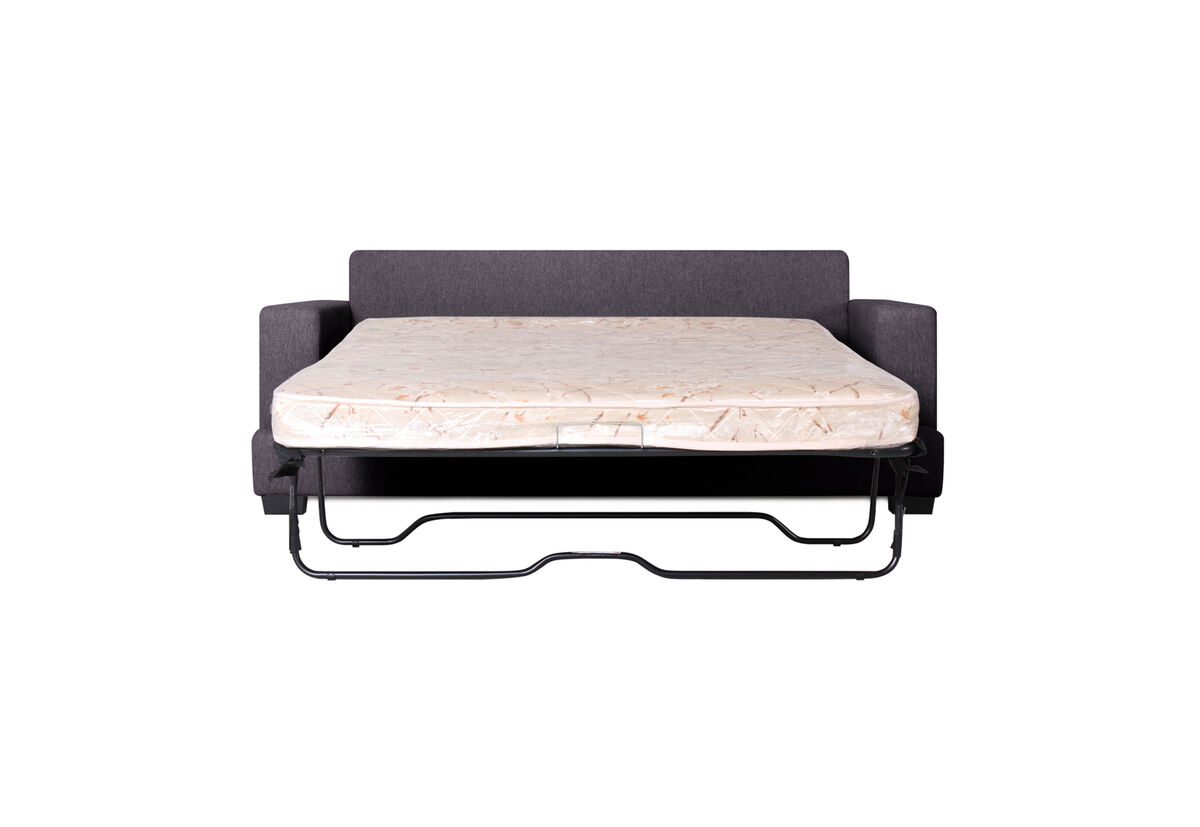 DARK GREY CALEY FABRIC Double Sofa Bed