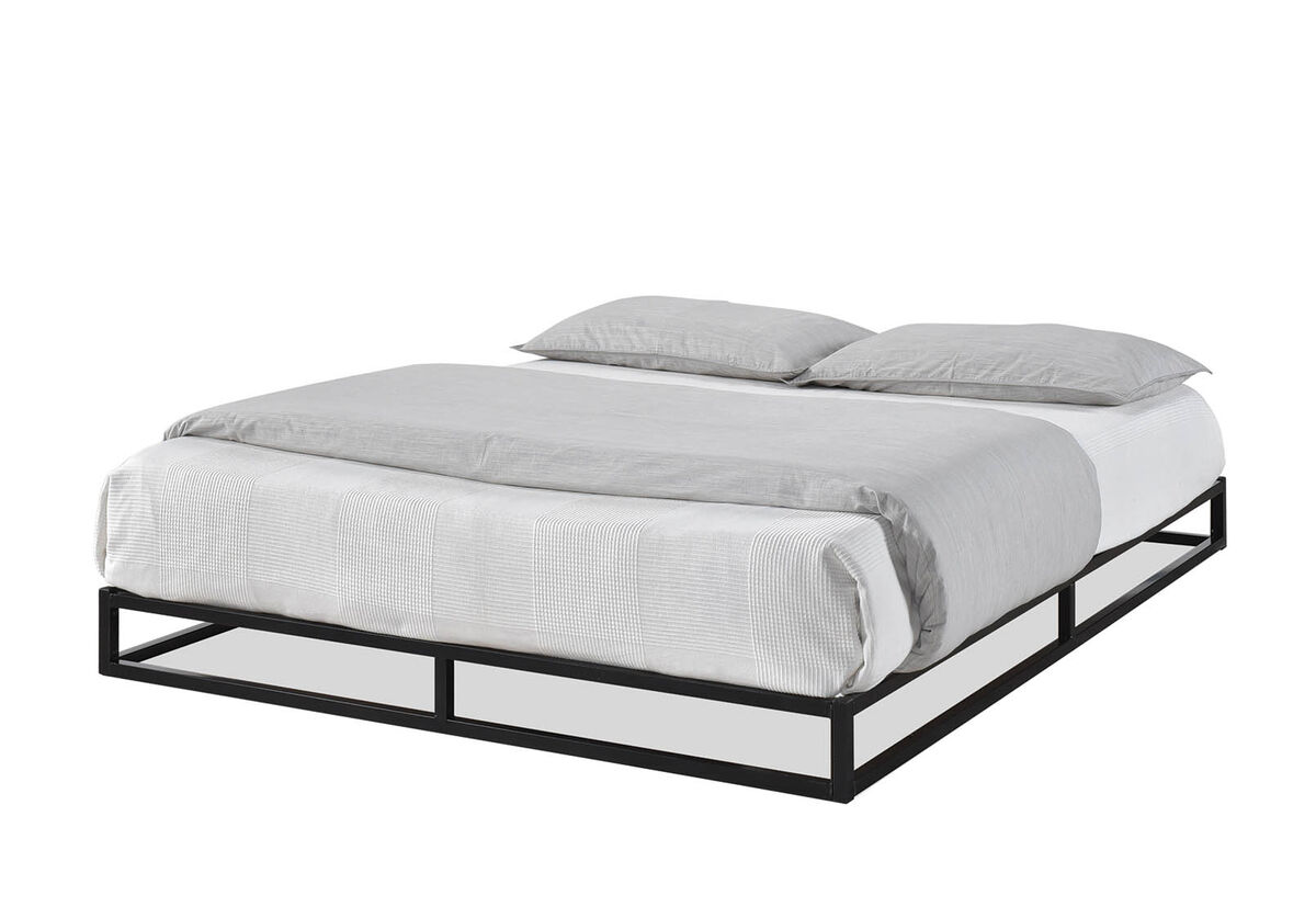 BLACK PATTON LOW Queen Bed