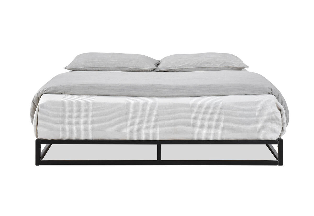 BLACK PATTON LOW Queen Bed