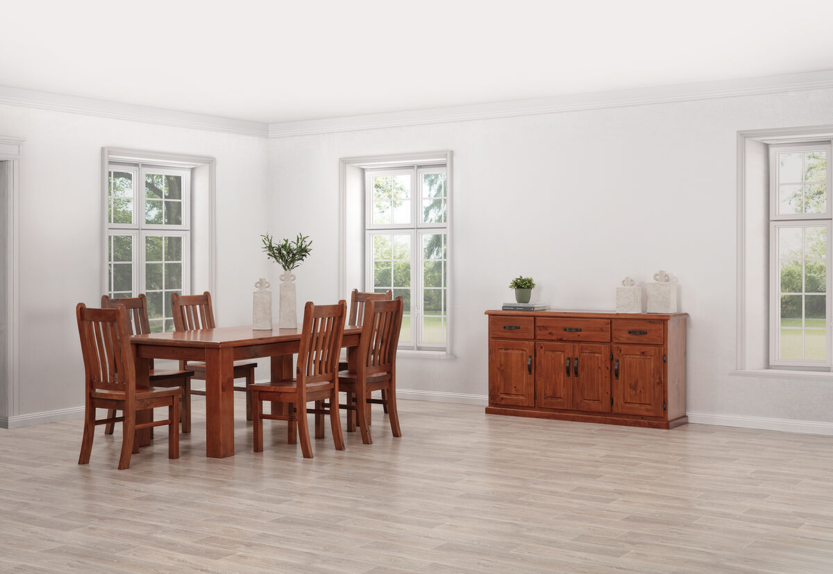 RUSTIC CALLAGHAN 4 Door 3 Drawer Buffet