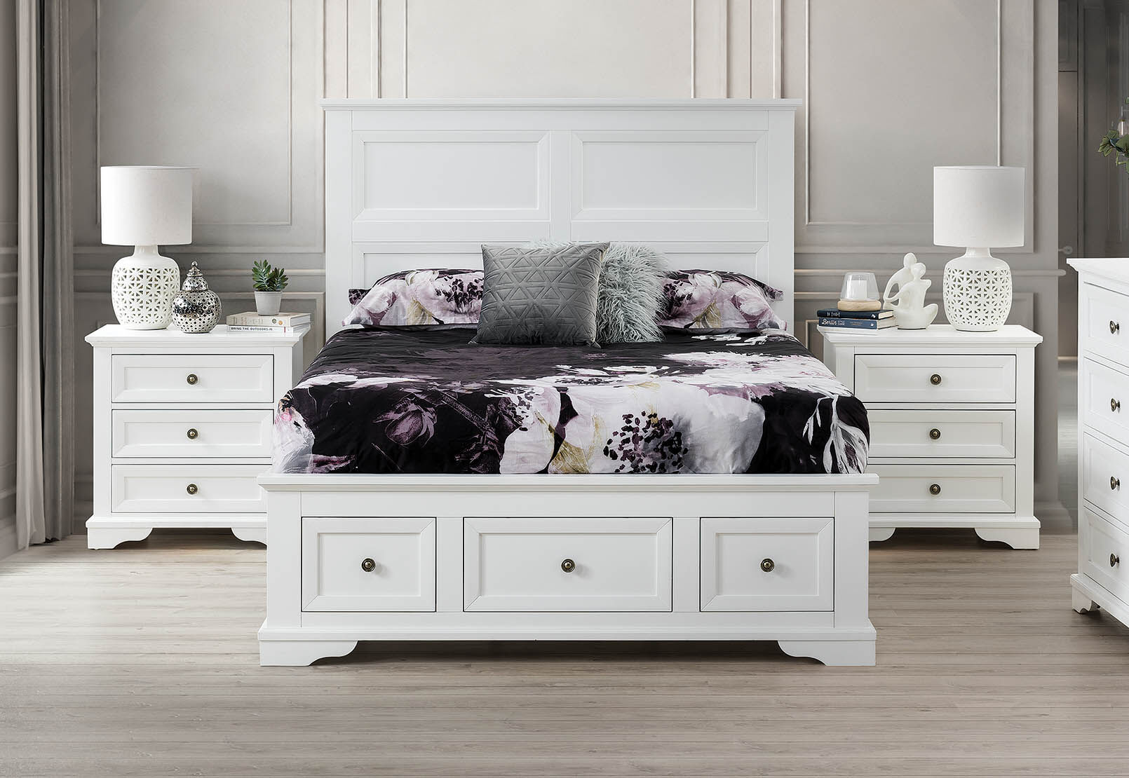 WHITE CHANELLE Bedside