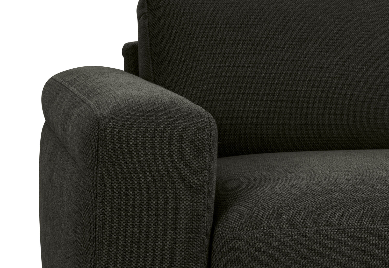 DARK GREY LEONE FABRIC 3.5 Seater Sofa