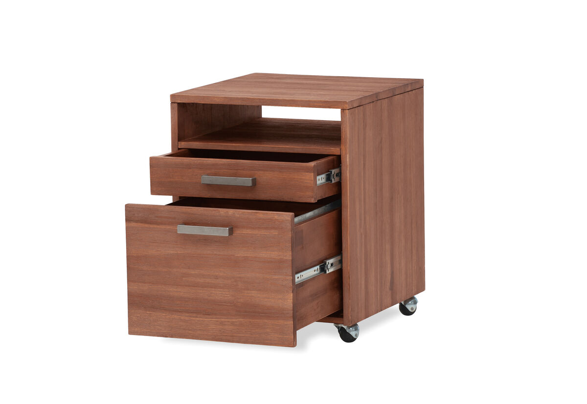 PEWTER SILVERWOOD 2 Drawer Filing Cabinet