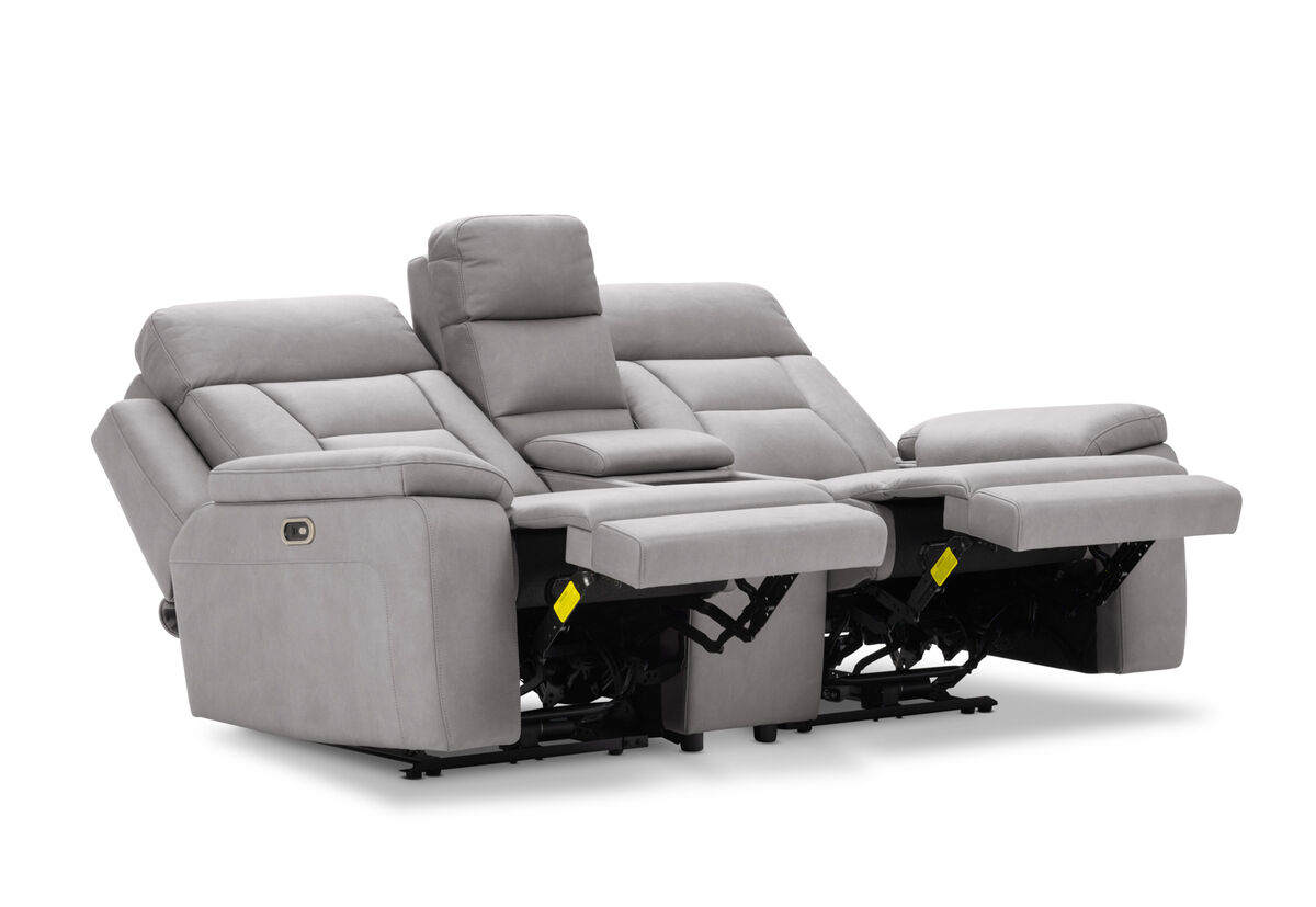 LIGHT GREY NOVAK FABRIC 2 Seater