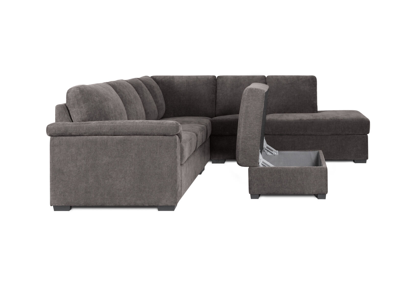 DARK GREY FOY FABRIC Corner with RHF Chaise