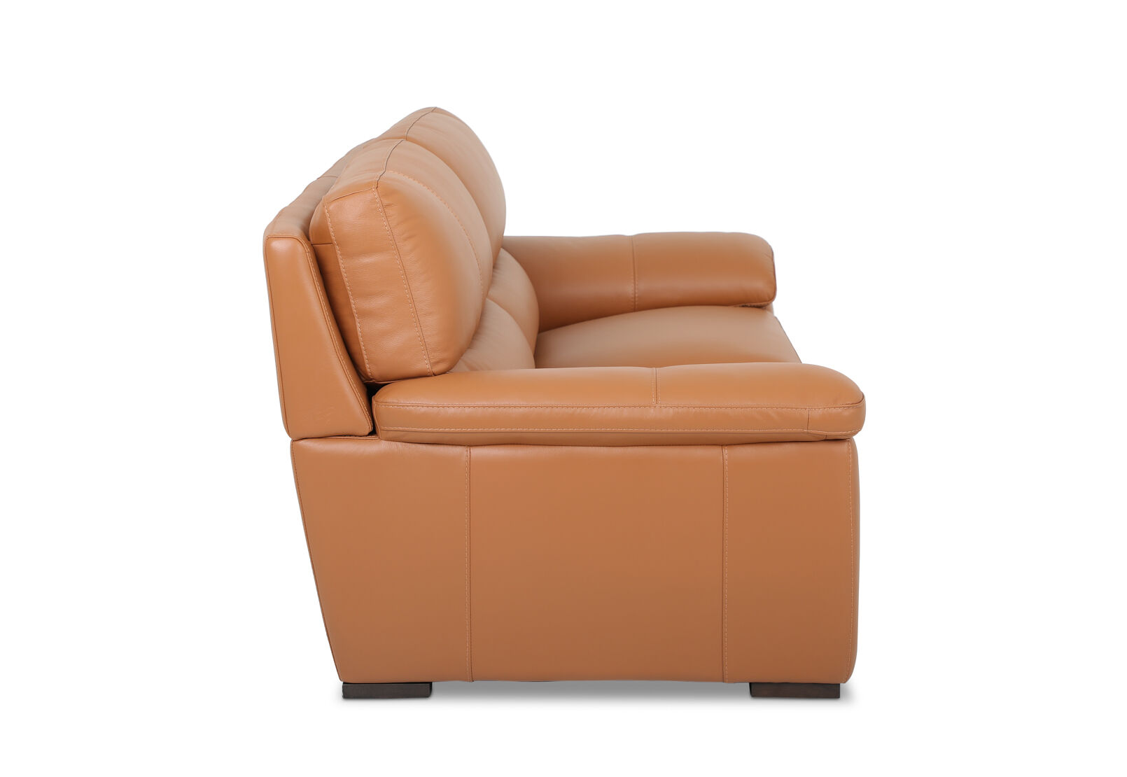 TAN WILCOT LEATHER 2.5 Seater Sofa