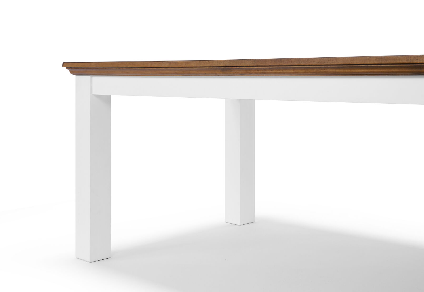 WHITE/DARK PINE CHARLSBOURG 2400 Dining Table (MTO)