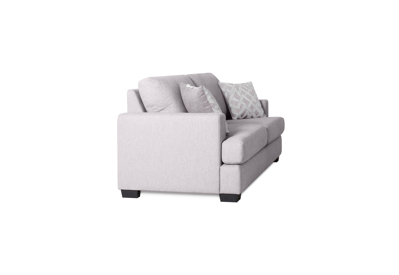 LIGHT GREY CALEY FABRIC Queen Sofa Bed