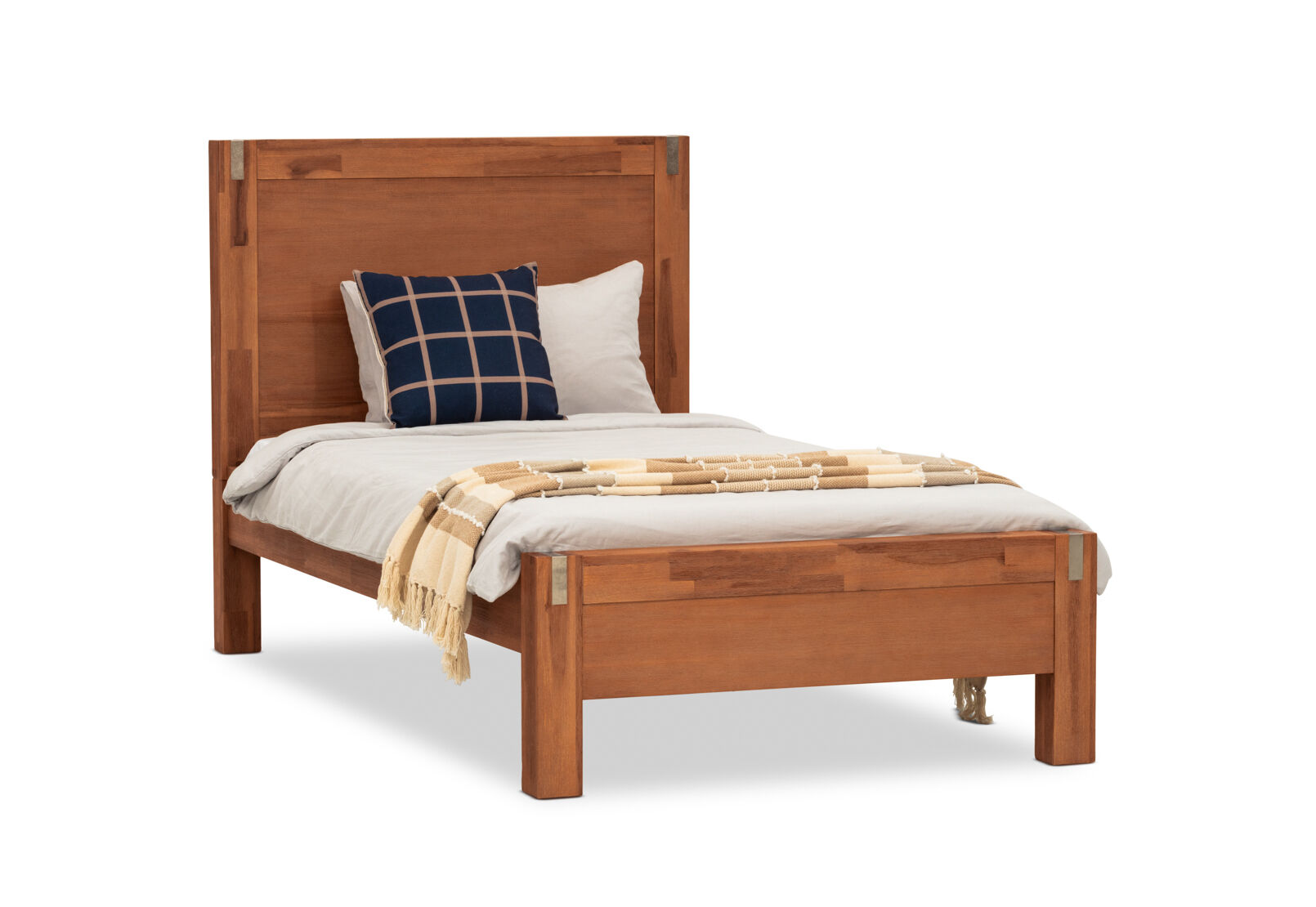 PEWTER SILVERWOOD King Single Bed