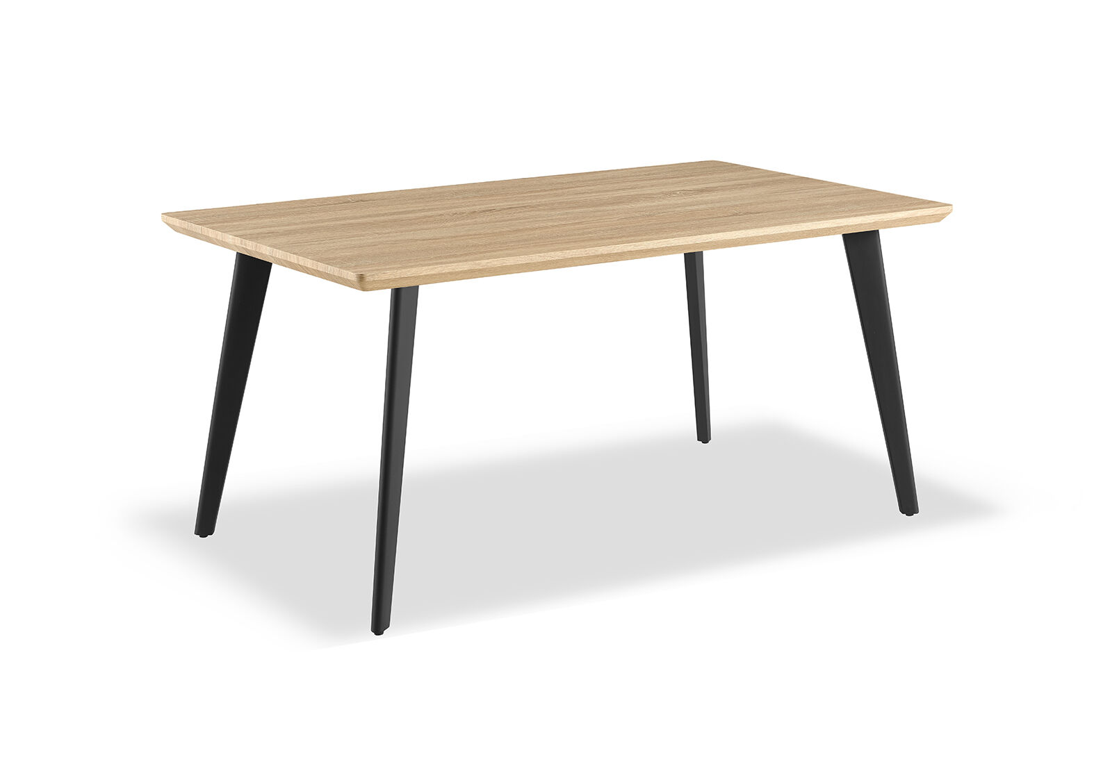 NATURAL/BLACK BATES 1600 Dining Table