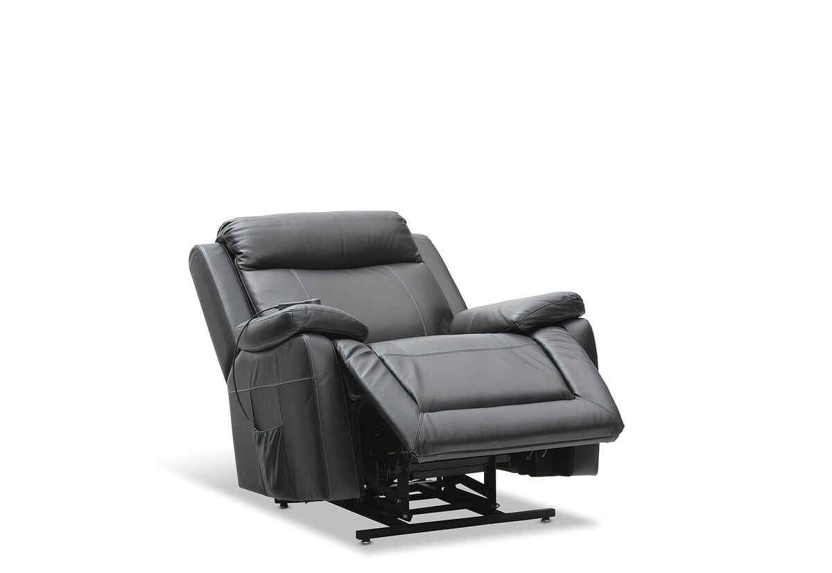 BLACK SAN MARCO Leather Electric Lift Chair