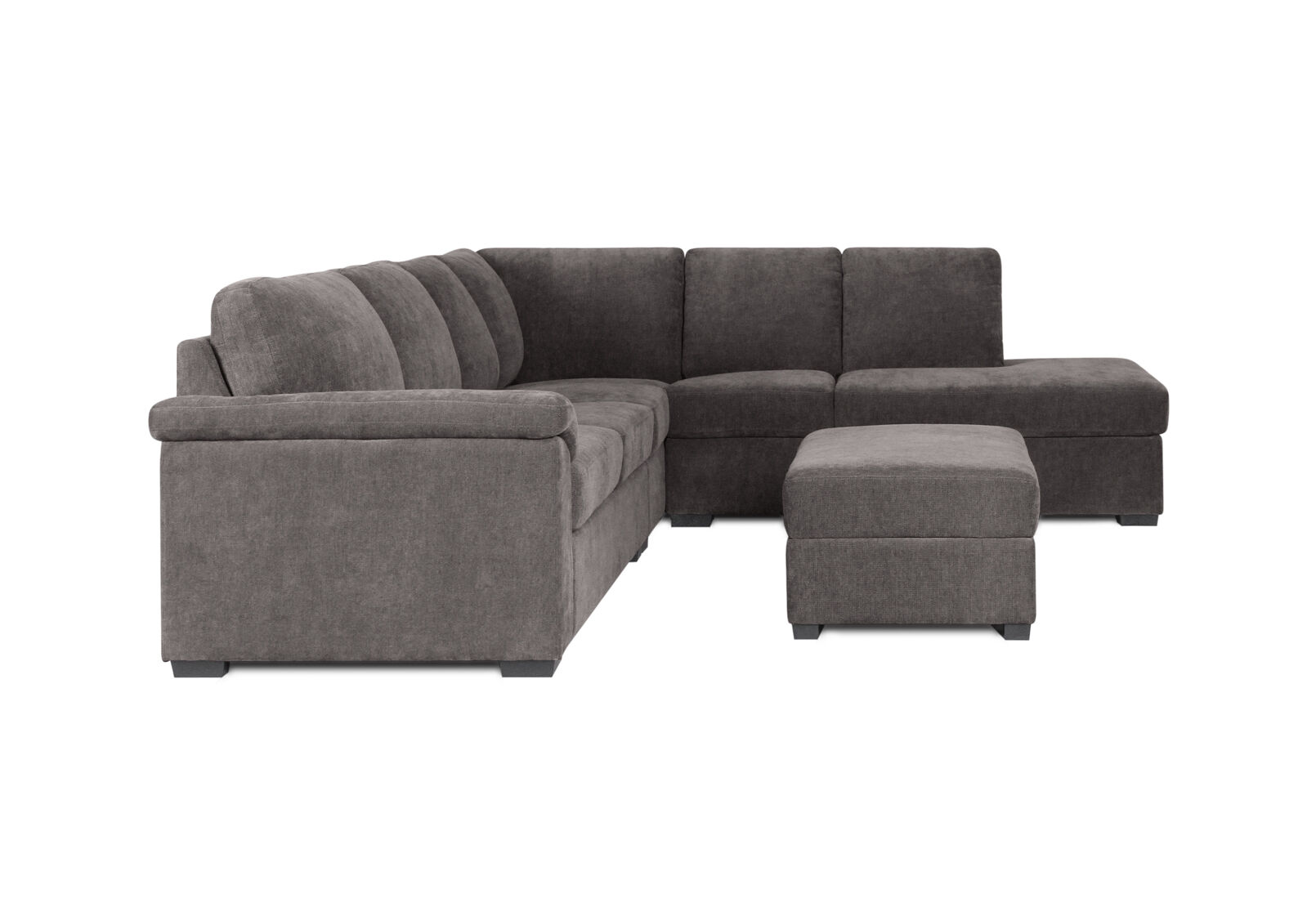 DARK GREY FOY FABRIC Corner with RHF Chaise