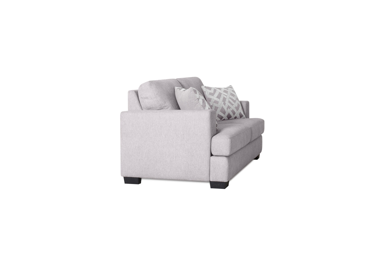LIGHT GREY CALEY FABRIC Double Sofa Bed