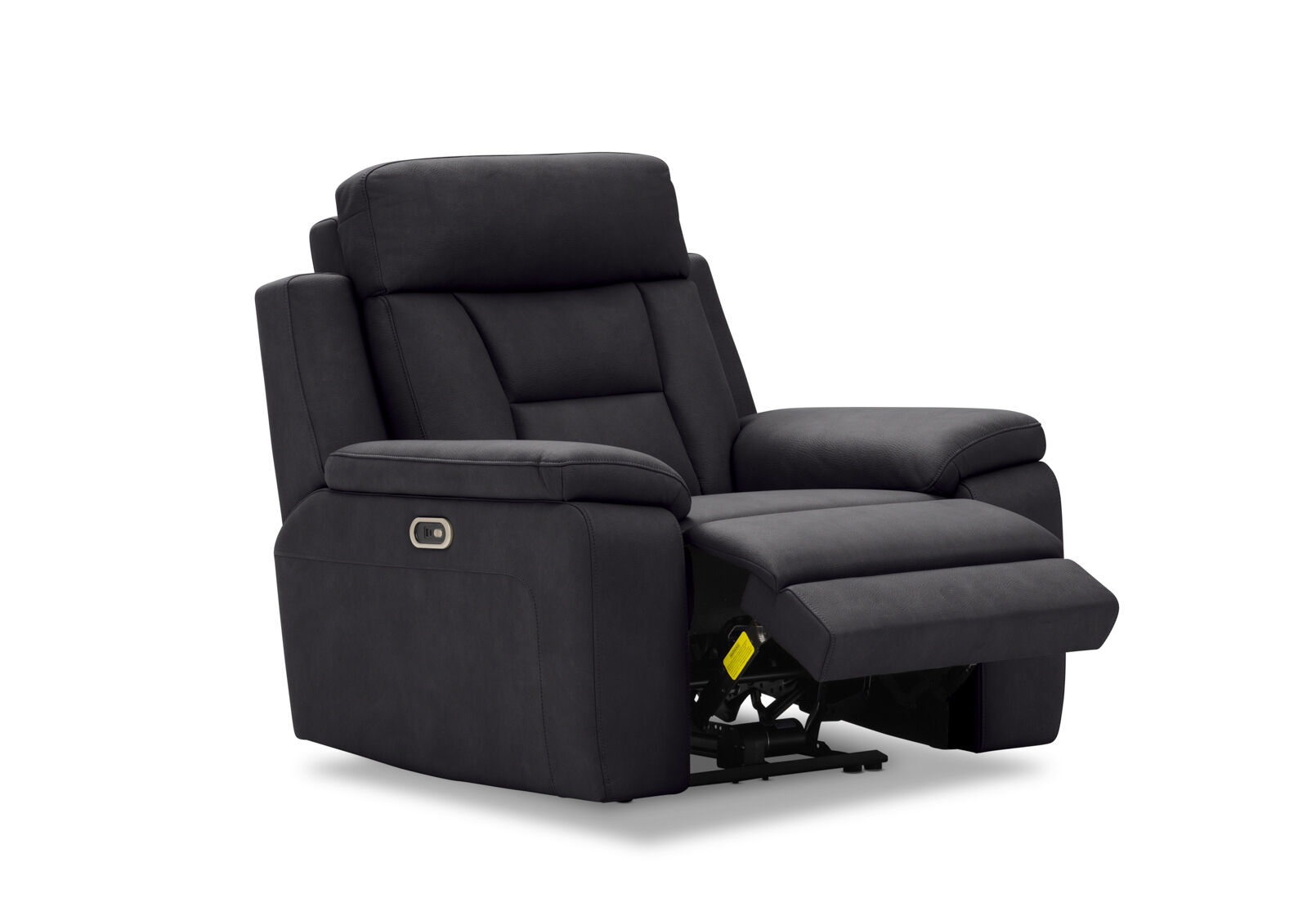 BLACK NOVAK FABRIC Electric Recliner