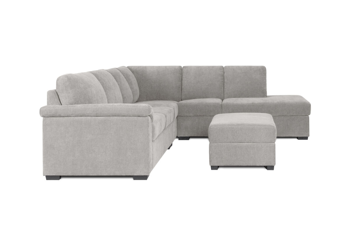 LIGHT GREY FOY FABRIC Corner with RHF Chaise