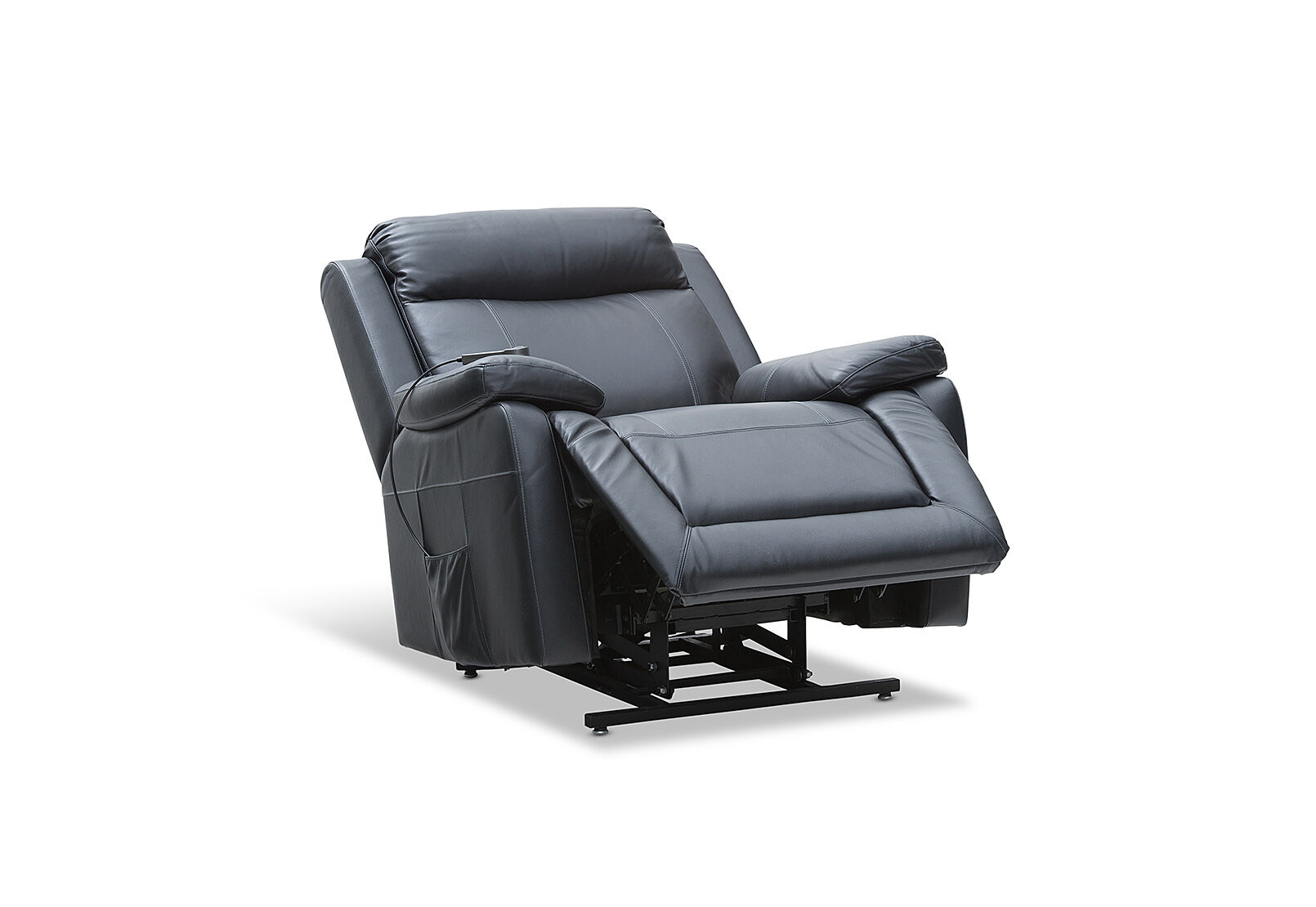 BLACK SAN MARCO Leather Electric Lift Chair