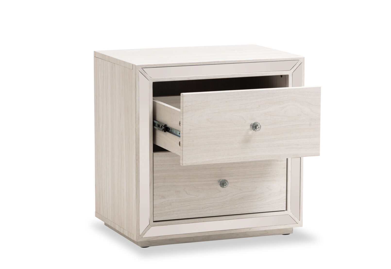 WHITE ISMENE Bedside Table
