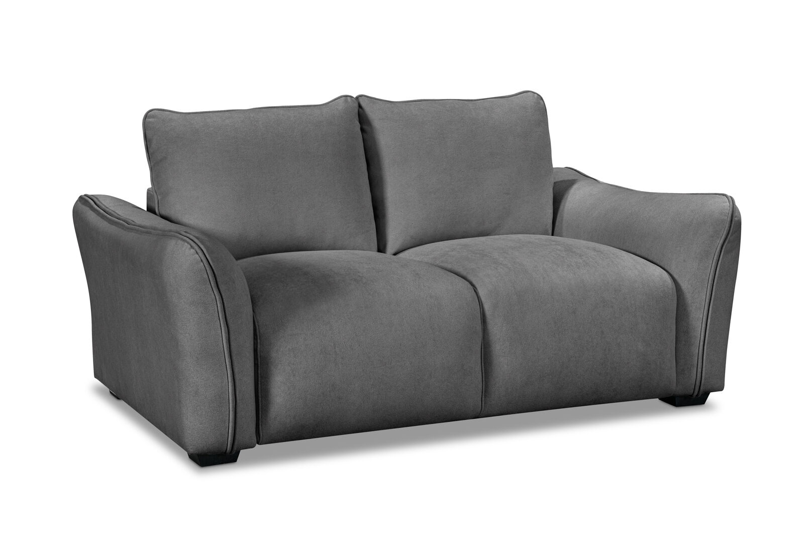 GREY CARMELLO FABRIC 2 Seater Sofa