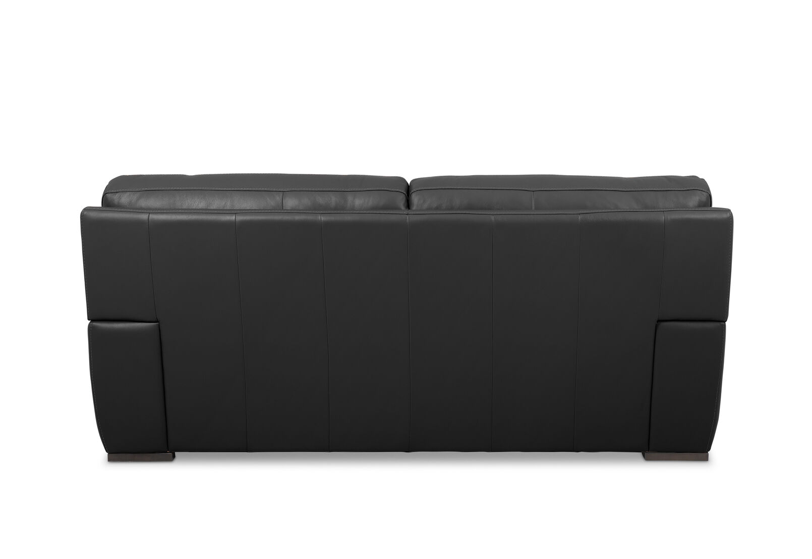 BLACK WILCOT LEATHER 2.5 Seater Sofa