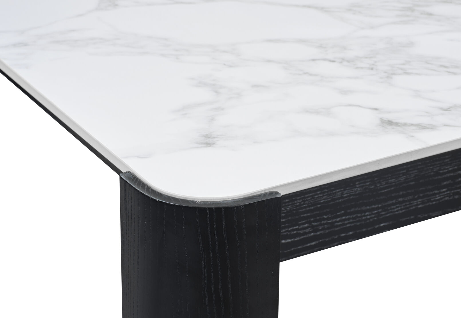 BLACK/WHITE LINUS Dining Table