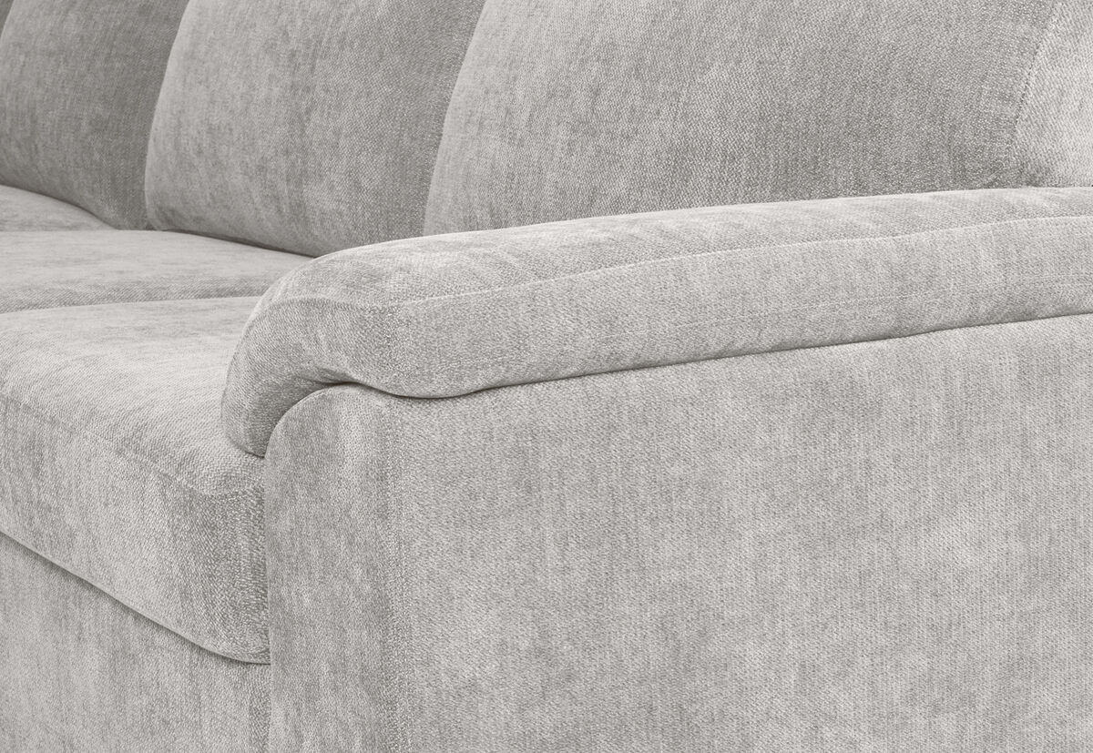 LIGHT GREY FOY FABRIC Corner with LHF Chaise