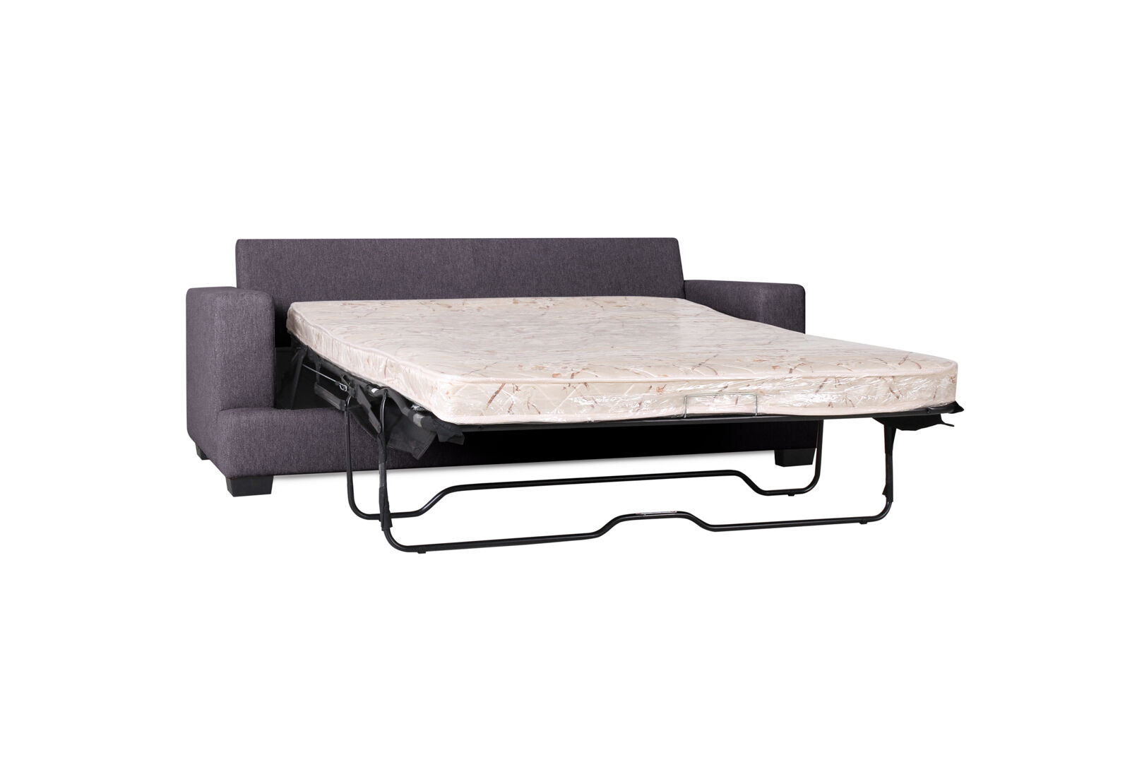 DARK GREY CALEY FABRIC Double Sofa Bed