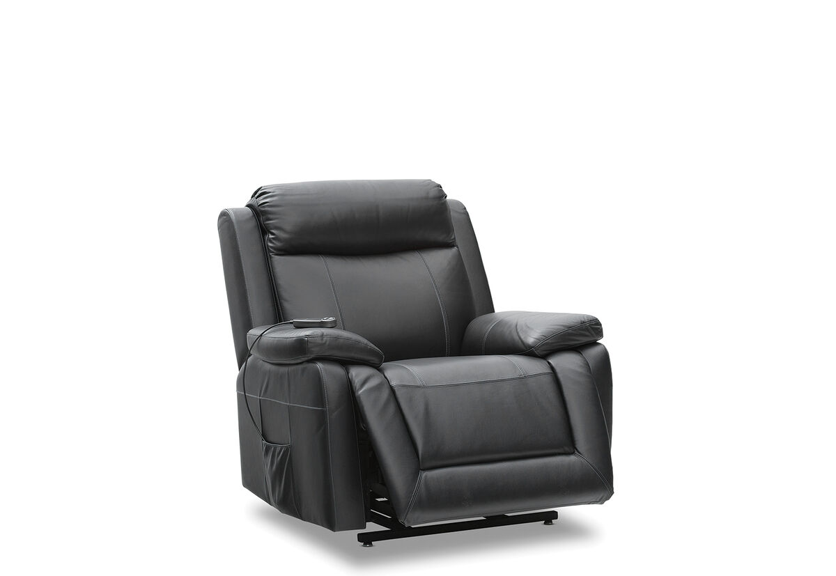 BLACK SAN MARCO Leather Electric Lift Chair