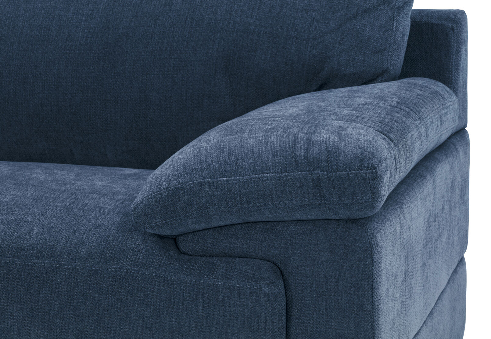 NAVY CANDACE FABRIC Corner LHF Chaise