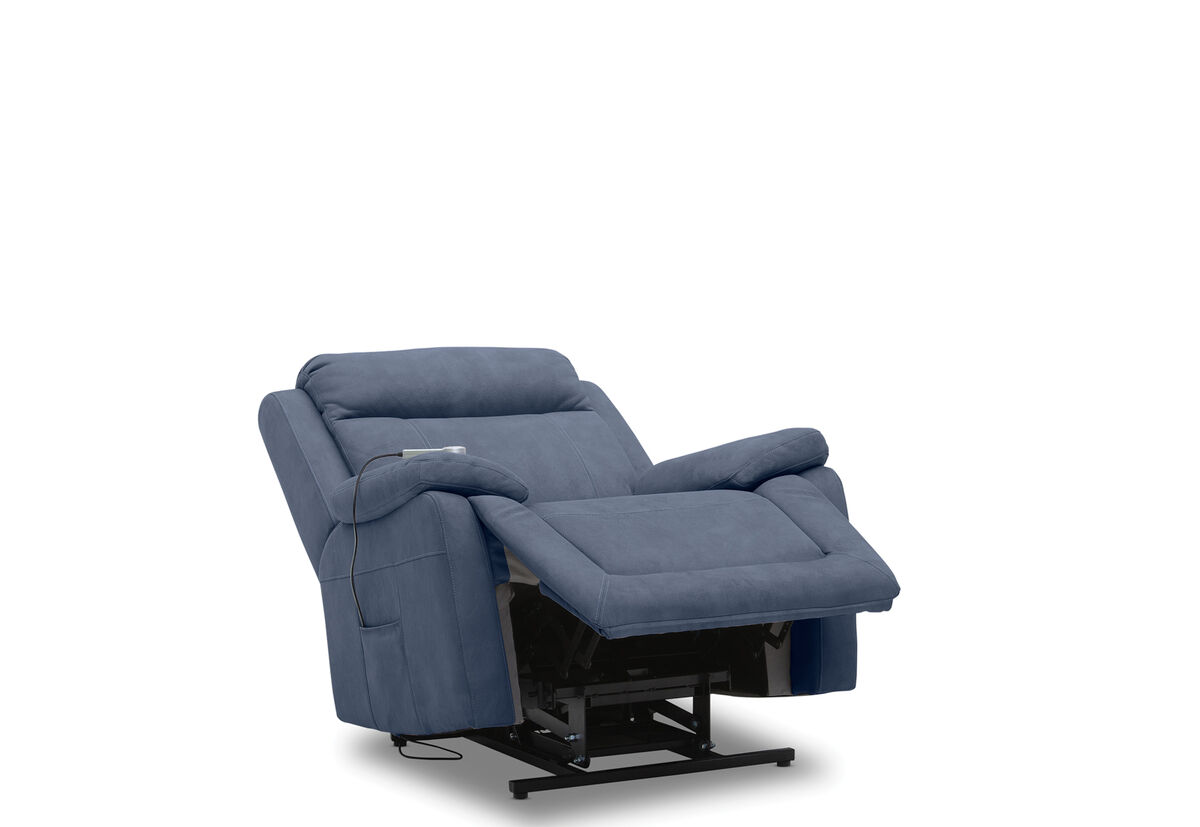 BLUE SAN MARCO Fabric Electric Lift Chair