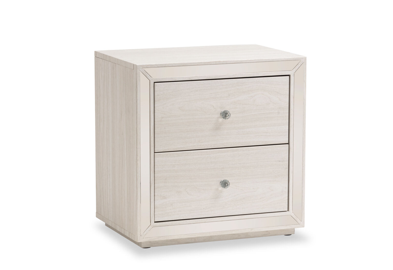 WHITE ISMENE Bedside Table