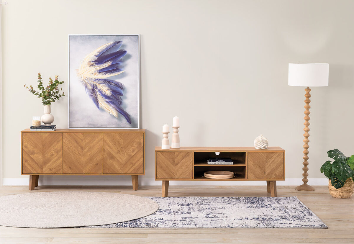 NATURAL McLAUGHLIN 3 Door Buffet