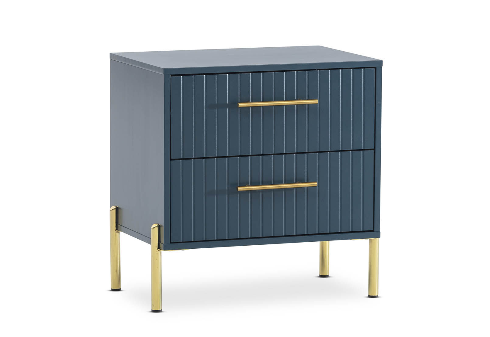 TEAL DELGADO Teal 2 Drawer Bedside