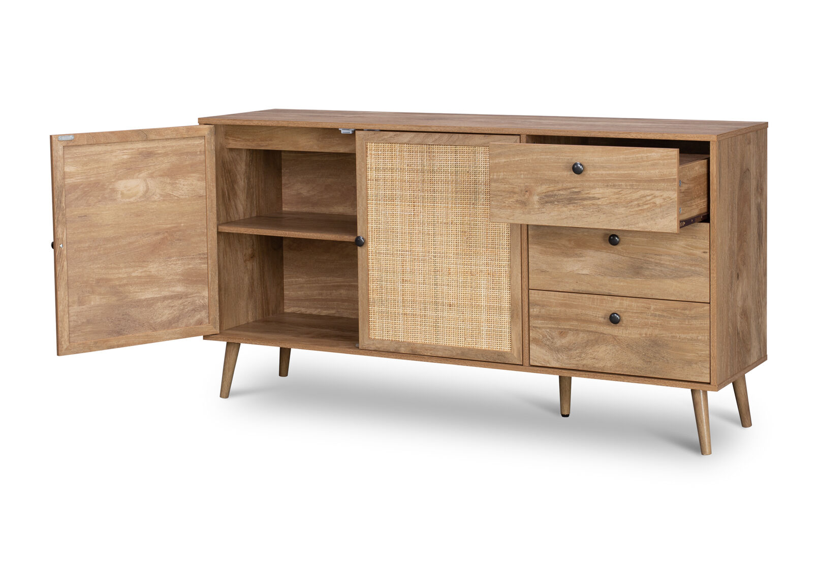 NATURAL BERRY 2 Door 3 Drawer Buffet