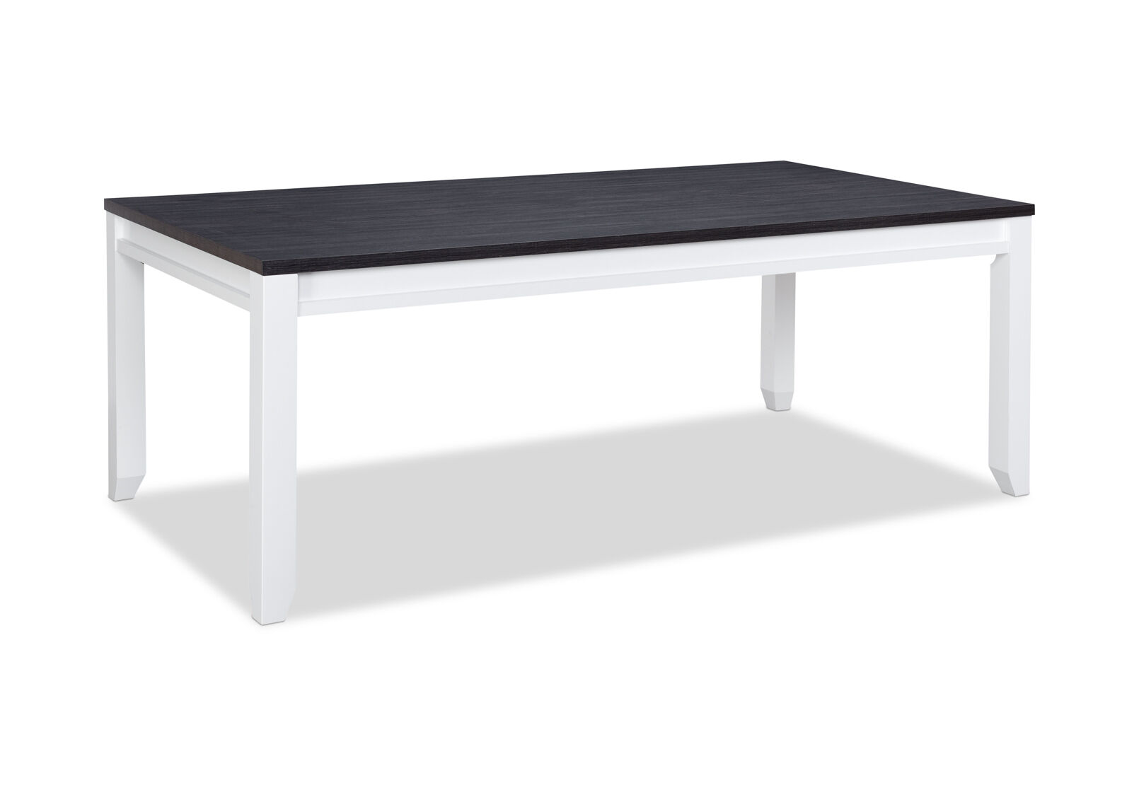 WHITE/DARK CASSEL 2100 Dining Table