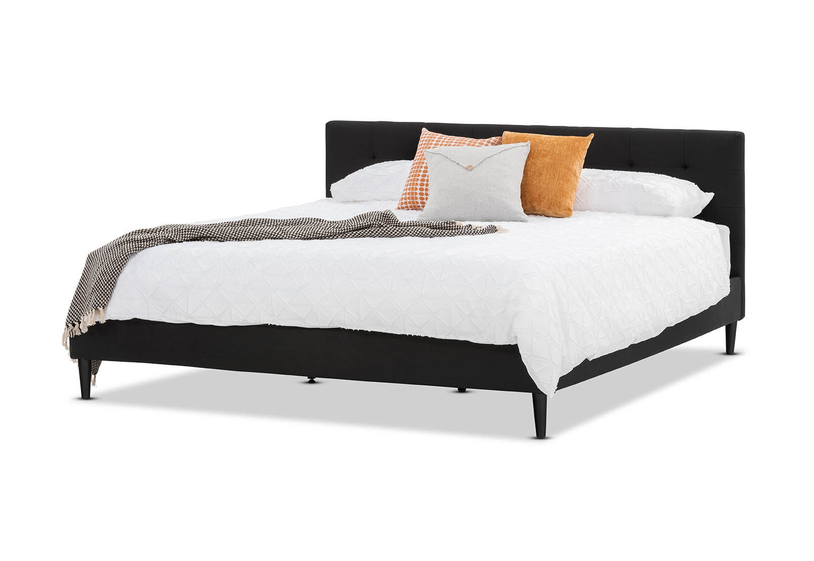 CHARCOAL MURTEN Charcoal Double Bed