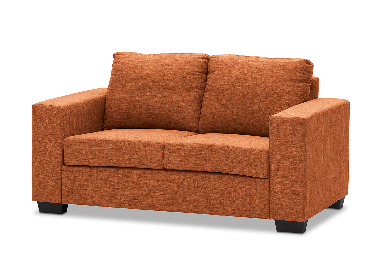 ORANGE BONZA Fabric 2 Seater Sofa