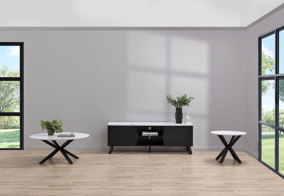 WHITE MARBLE ARABELLA Coffee Table