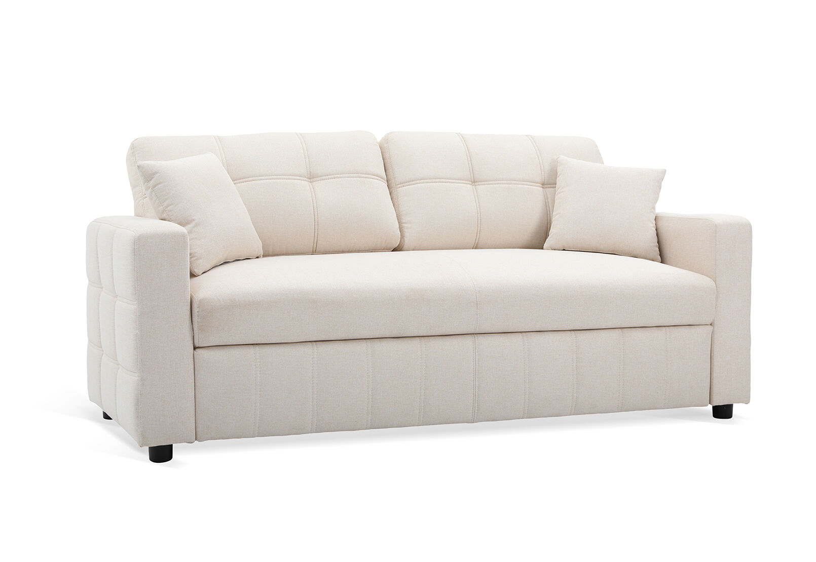 BEIGE VAUGHAN 3 Seat Sofa