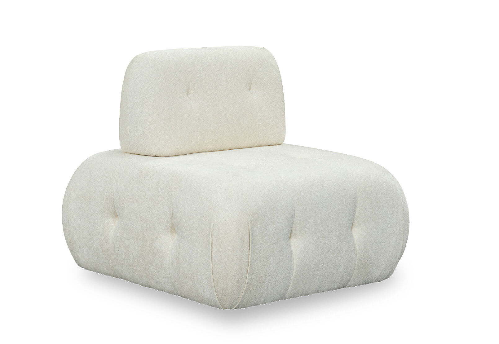 BEIGE BEVERLYWOOD Modular Armless Chair
