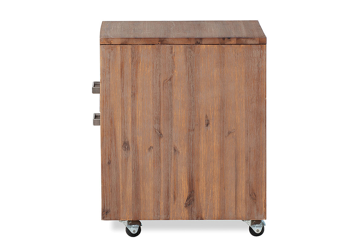 PEWTER SILVERWOOD 2 Drawer Filing Cabinet