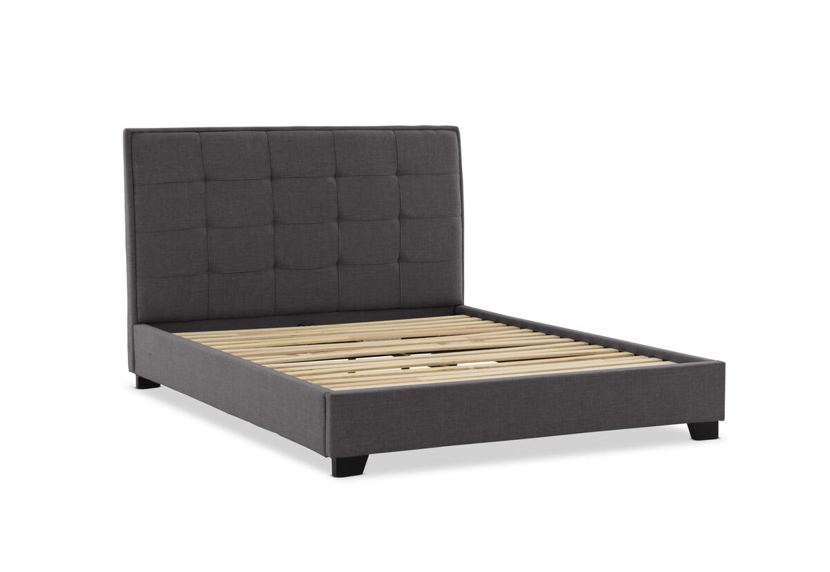 DARK GREY VAUGHN Double Bed