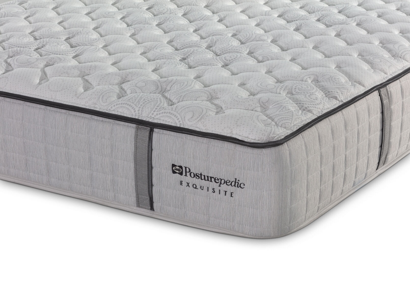 WHITE/PEARL EXQUISITE SILVER Queen Mattress