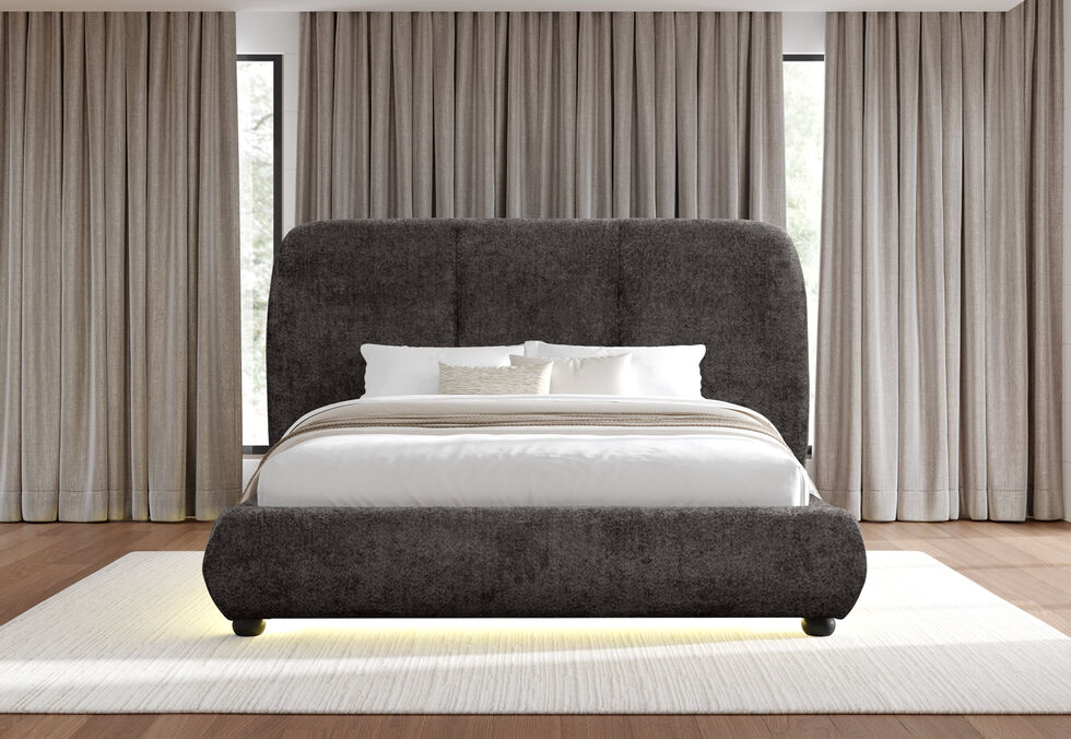 CHARCOAL ILDA King Bed