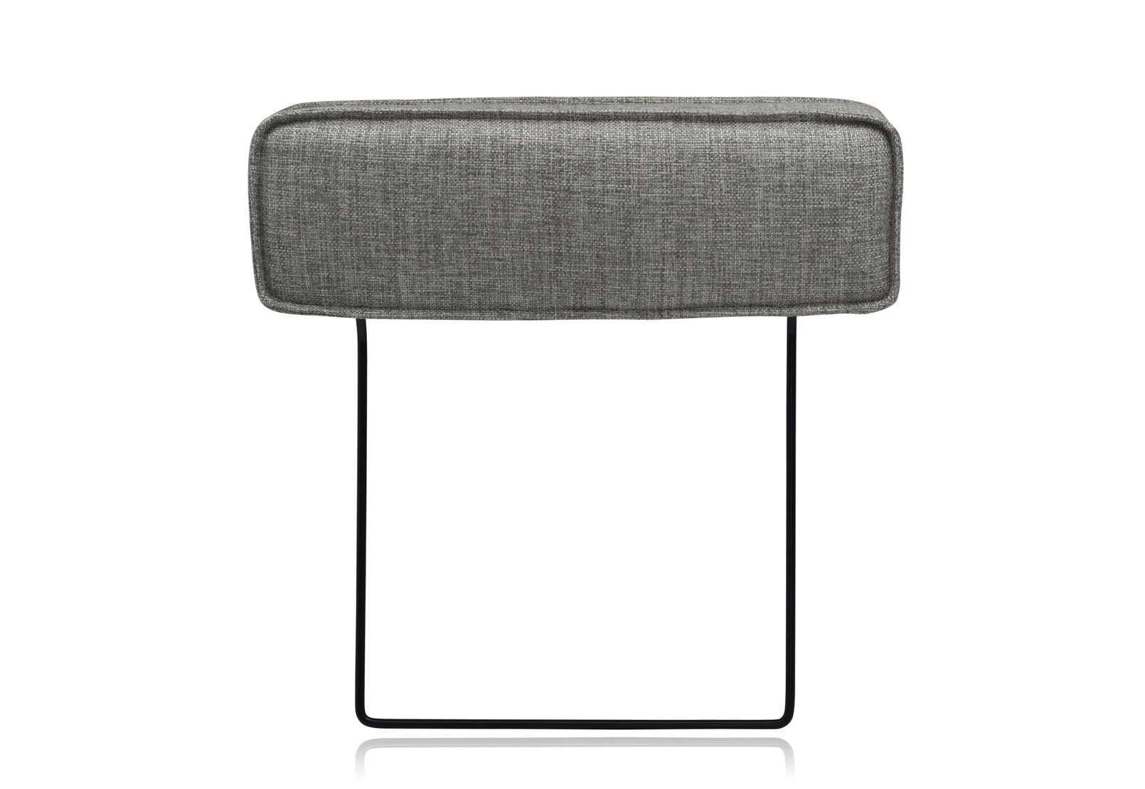 DARK GREY BARTELLE FABRIC Removable Headrest