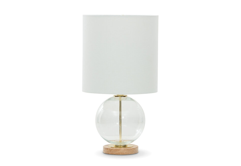 CLEAR GLASS WINTER Table Lamp